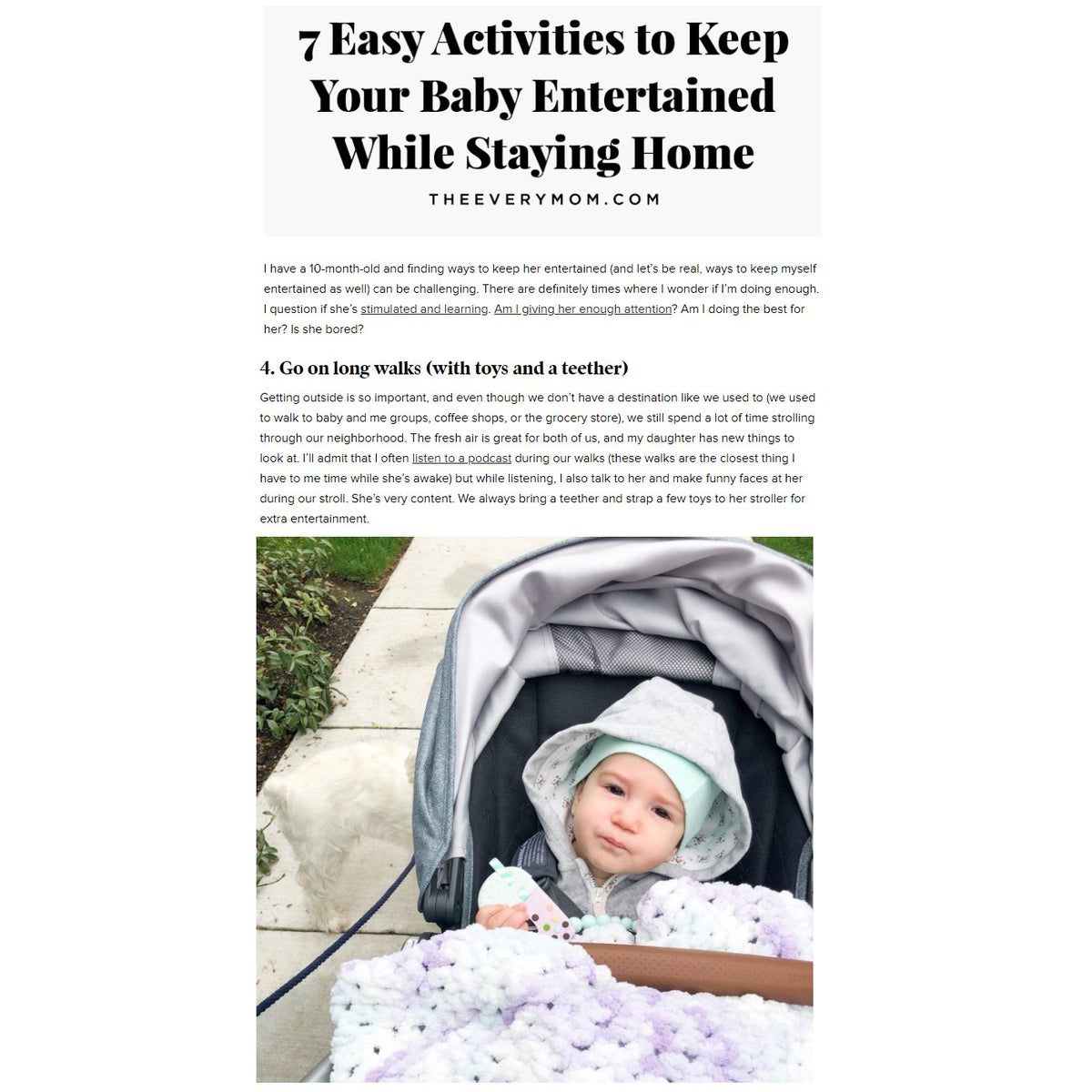 7 Easy Activities to Keep Your Baby Entertained While Staying Home ...