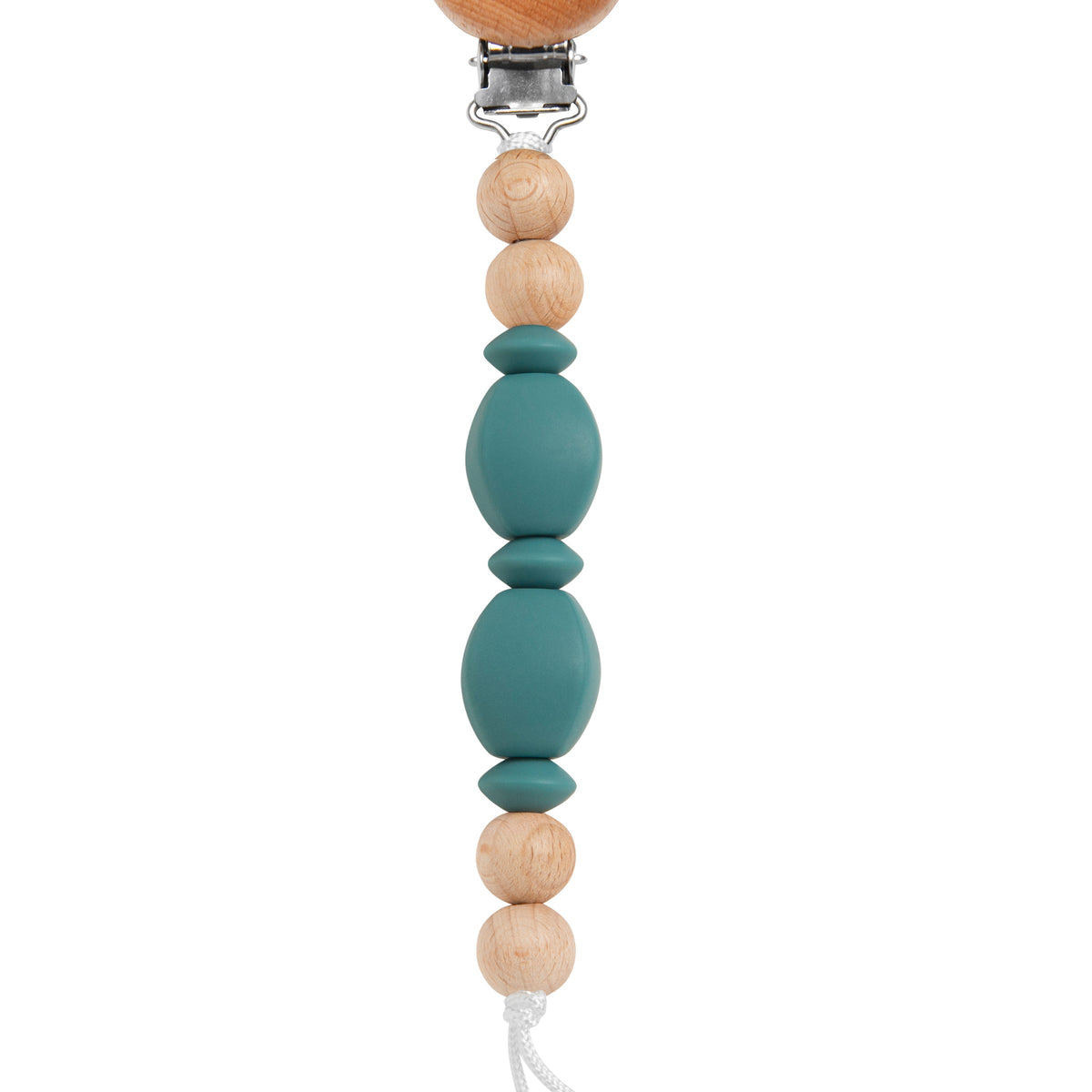 Wooden Pacifier Clip - Soleil - Teal – LOULOU LOLLIPOP US